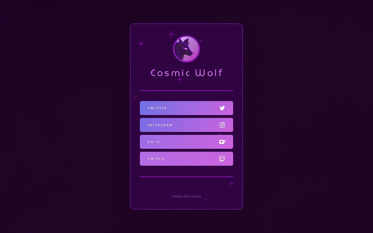 Cosmic Wolf